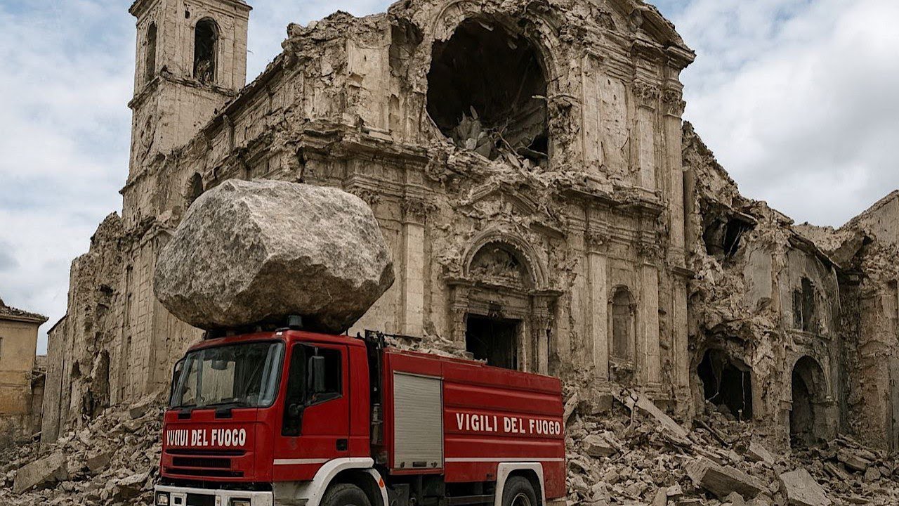 Churches destroyed! Disaster in Italy! - YouTube