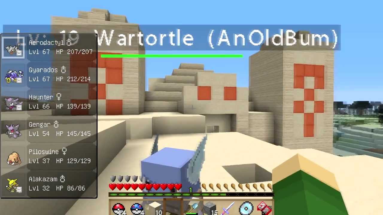 Minecraft Pixelmon Emerald #22 'Desert Temple of Doom' w ...