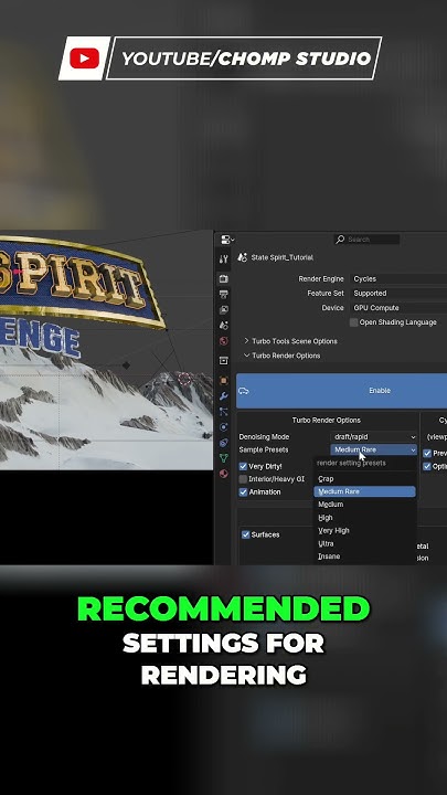 Animation Render Settings: Optimize for Speed & Quality - YouTube
