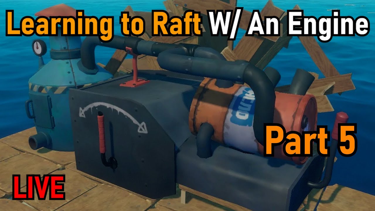 LIVE How To Make AN Engine ON Raft #funny #survival #Squad #fishing ...