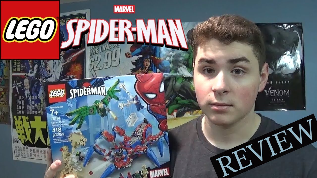 LEGO SPIDER-MAN'S SPIDER CRAWLER (2019 SET) (76114) - YouTube