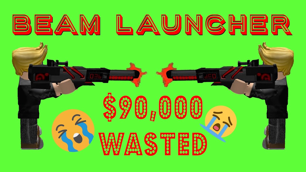 BEAM LAUNCHER~ROBLOX ZOMBIE ATTACK WEAPON REVIEW-TOP 5 MOST EXPENSIVE ...