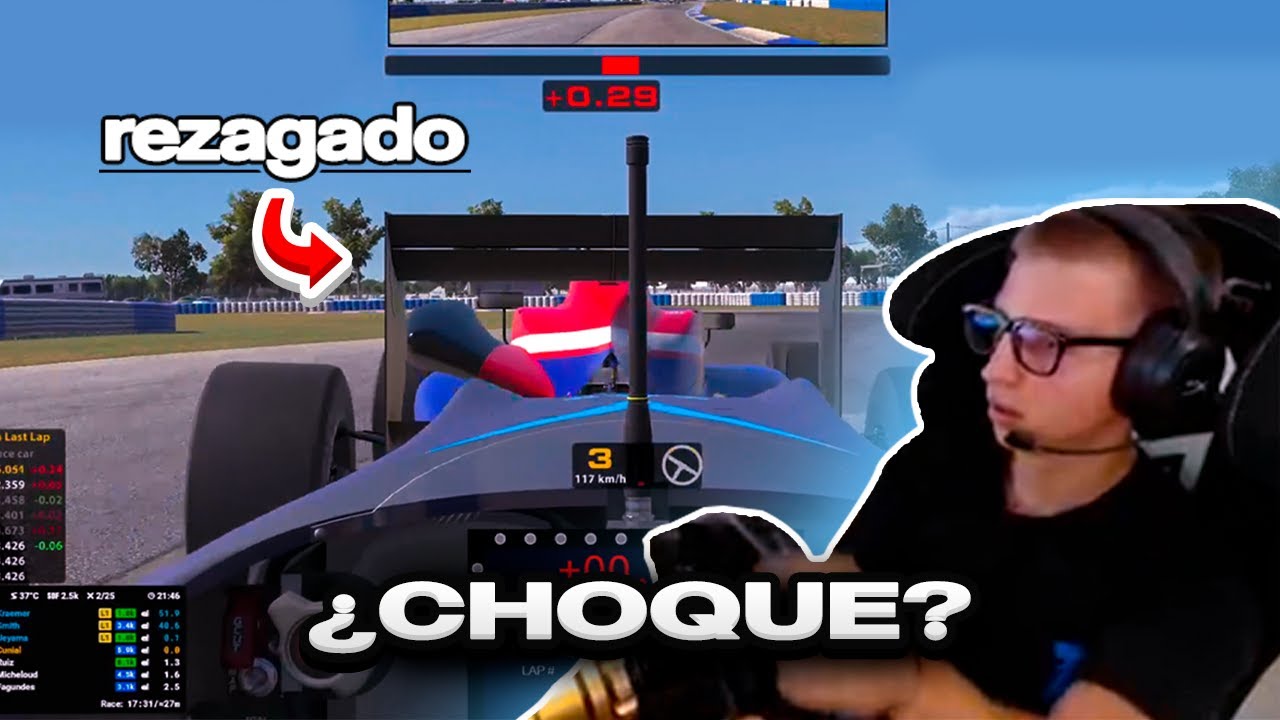 CASI me ARRUINAN la CARRERA ¿CHOQUE con REZAGADO? | iRacing - YouTube