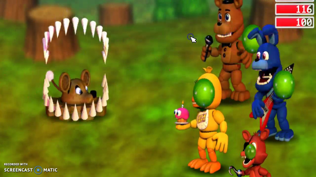 FNaF World gameplay prt 1: 3 BIOMES IN ONE VIDEO!!! - YouTube