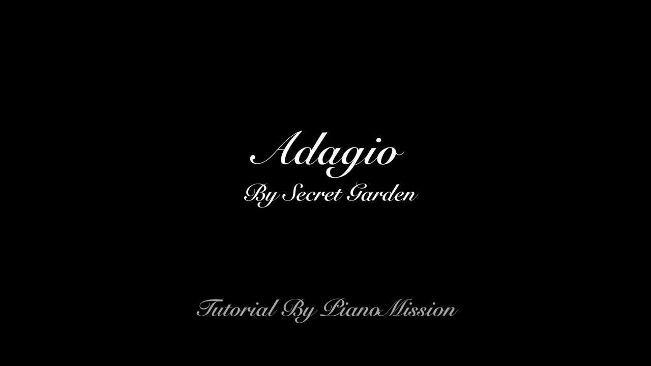 Adagio - Song by Secret Garden (cover) - YouTube