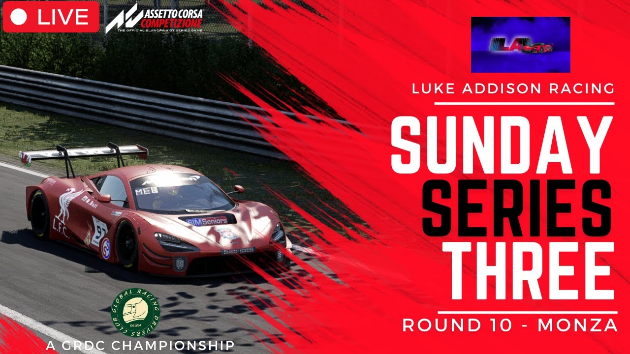 LIVE COMMENTARY | Luke Addison Racing Sunday Series 3 | FINAL ROUND ...