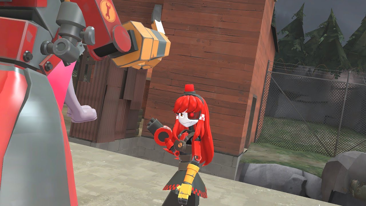 Dispenser Lady gave more ammunition to Mini Sentry Chan (GMOD) - YouTube