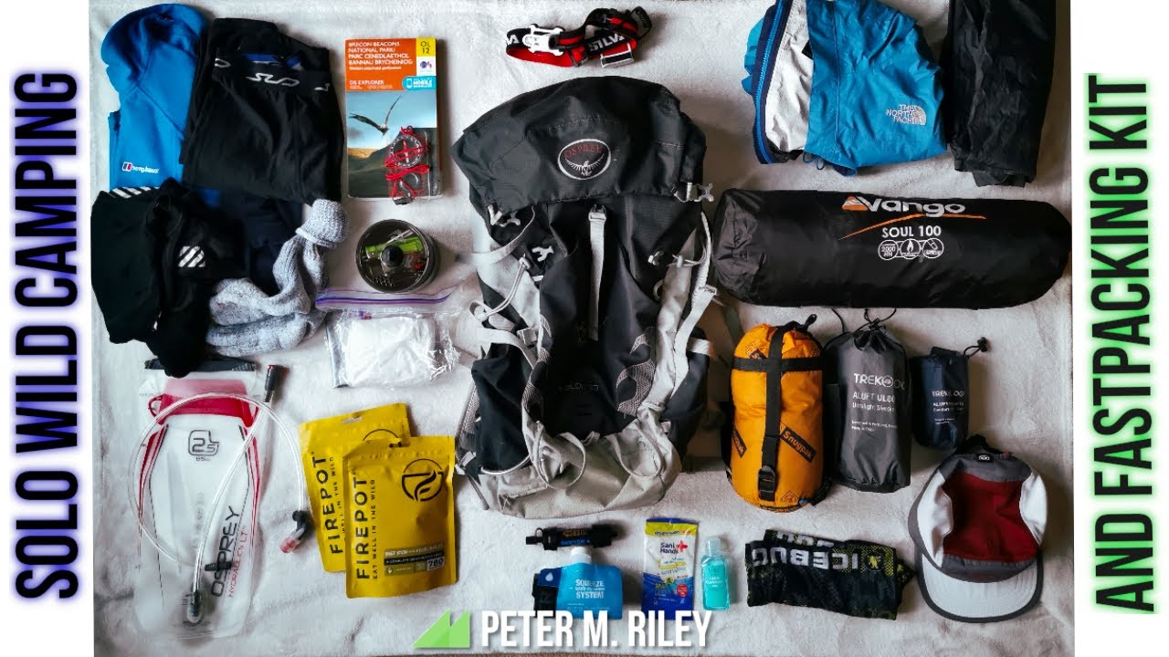 What's in my pack? | WILD CAMPING KIT for FASTPACKING - YouTube