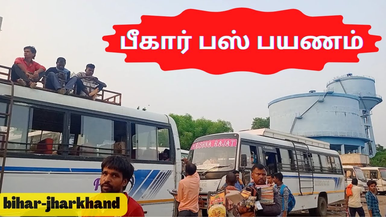ஆடு மாடெல்லாம் கூட பஸ்ல தான் ட்ராவல் பண்ணுது! |Jharkhand to Bihar Bus ...