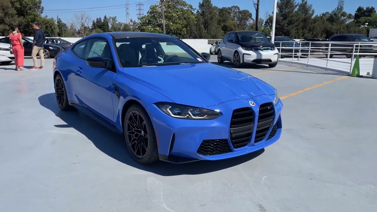 Tour the 2022 M4 Competition in Individual Maritme Blue | 4K - YouTube