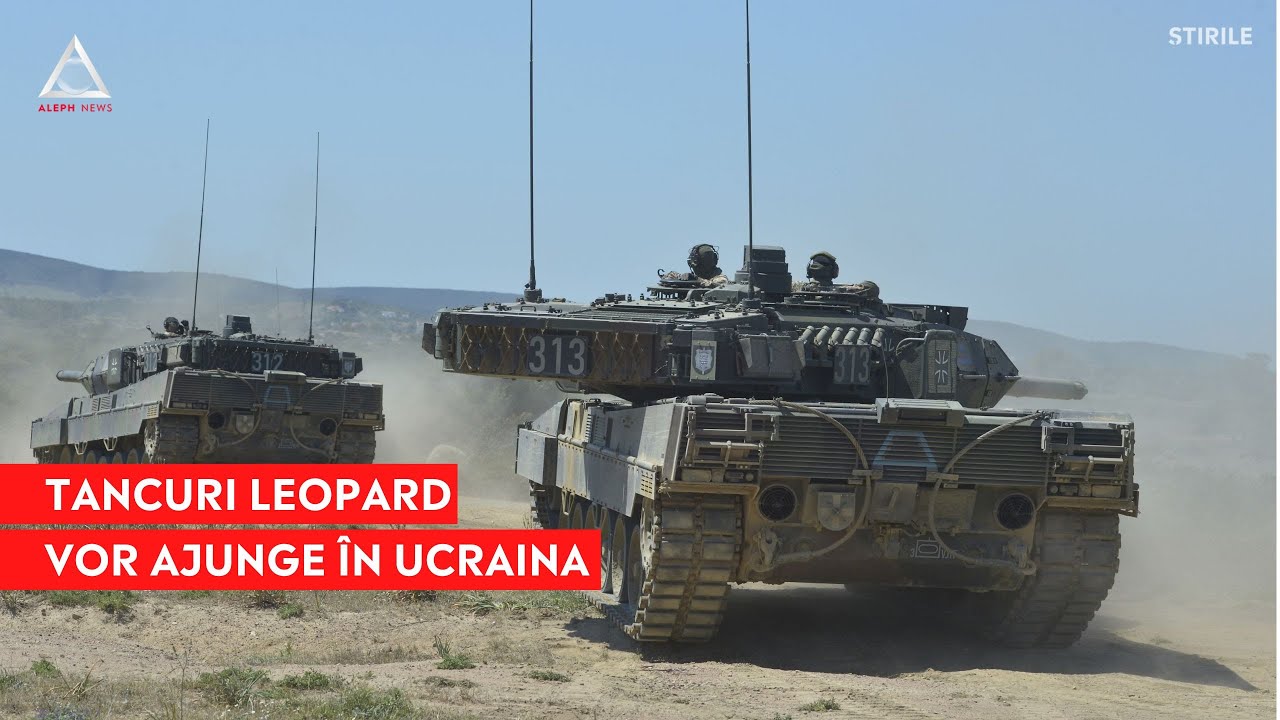 ATENȚIE: Zeci de tancuri Leopard urmează să ajungă în Ucraina - YouTube