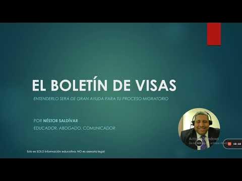 El Boletín de Visas: entenderlo es vital para un proceso migratorio exitoso - YouTube