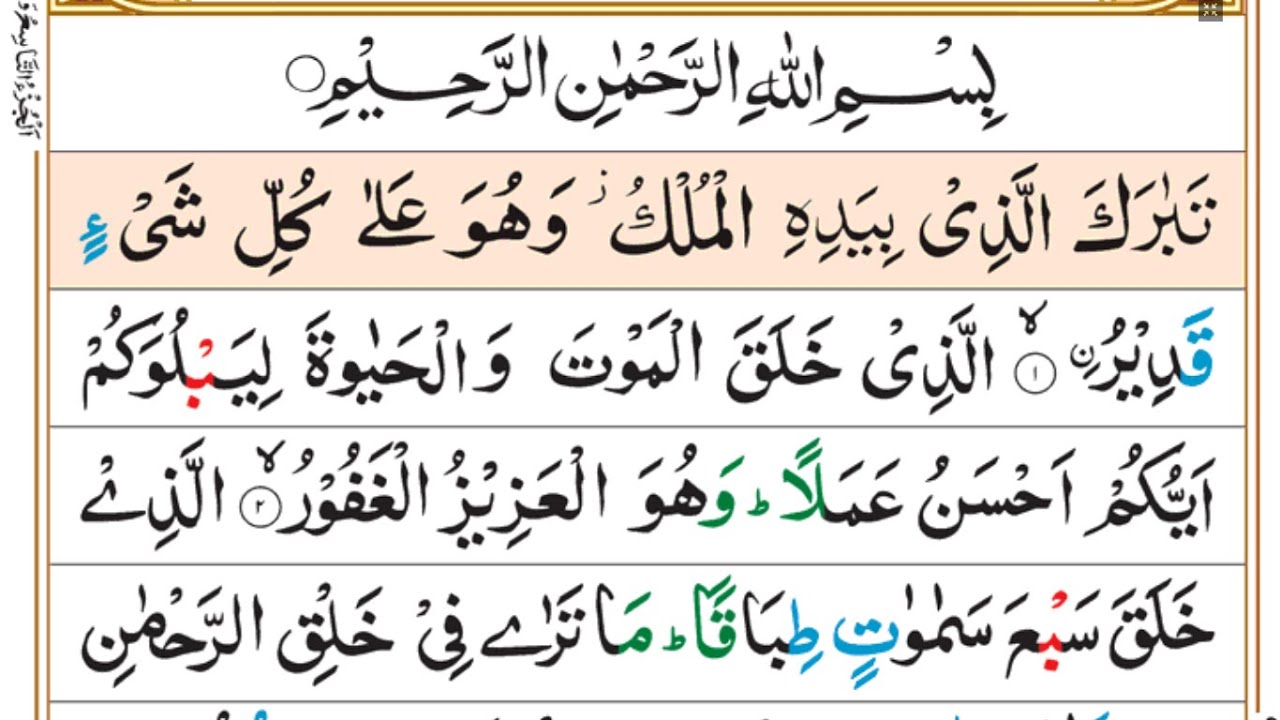 Surah Al Mulk full Episode 004 By Muhammad Latif With Arabic Text