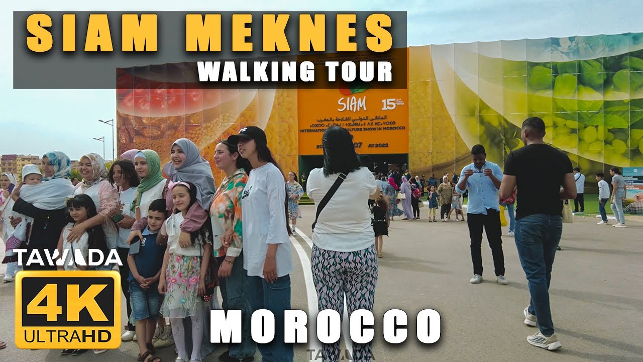 SIAM MEKNES 2023 walking tour - Morocco 4K UHD - YouTube