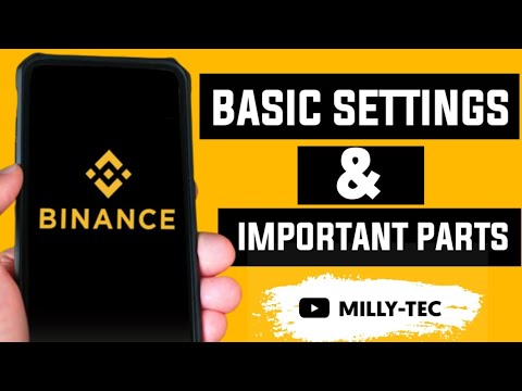 Binance | Basic Settings & Important Parts(Ready For Trading) - YouTube