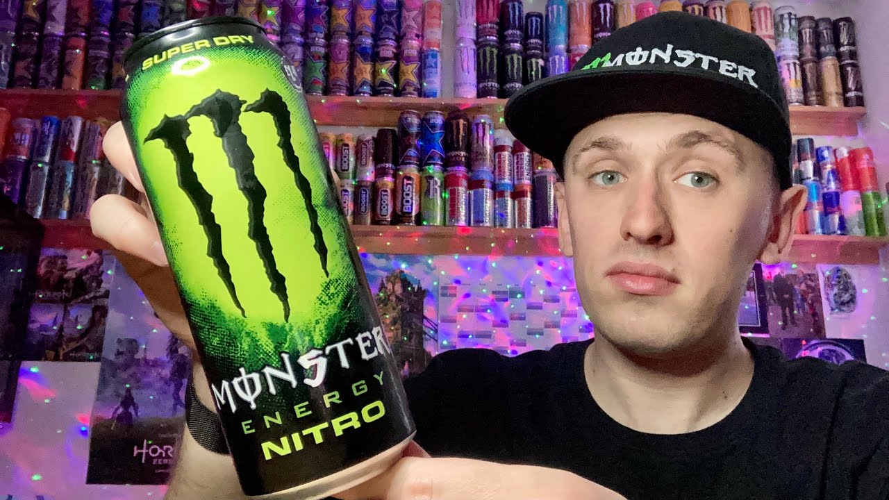 Drink Review - Monster: Super Dry; Nitro (Citrus) {UK Can} - YouTube