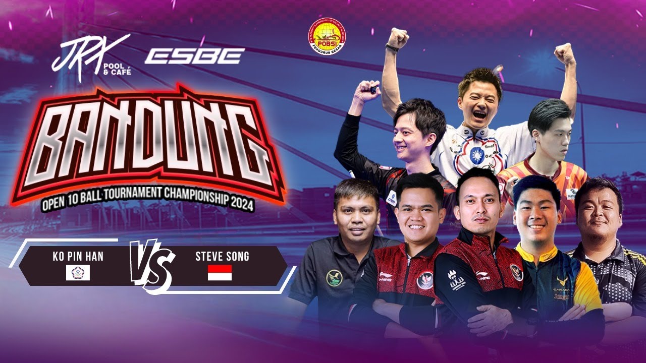FULL MATCH Bandung Open 10-Ball Tournament 2024 Ko Pin Han vs Steve ...