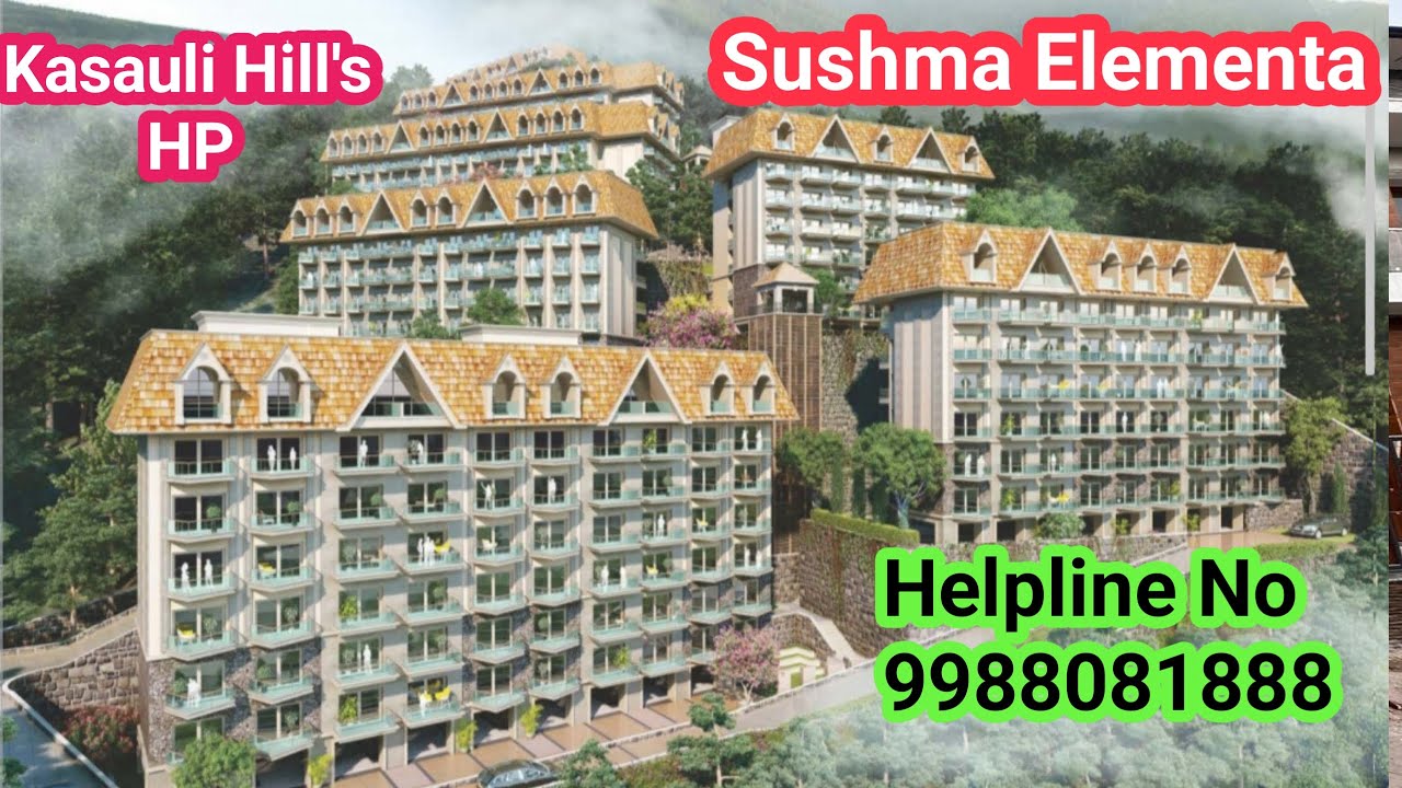 Fully Furnished 1,2 & 3 BR+Study Flats in Sushma Elementa Kasauli Hill ...