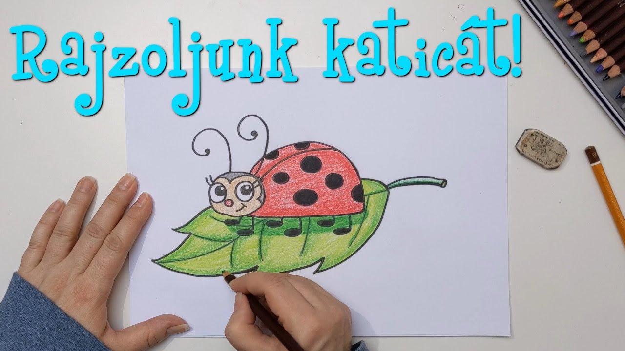 Rajzoljunk katicát! (Gyerekeknek) - YouTube