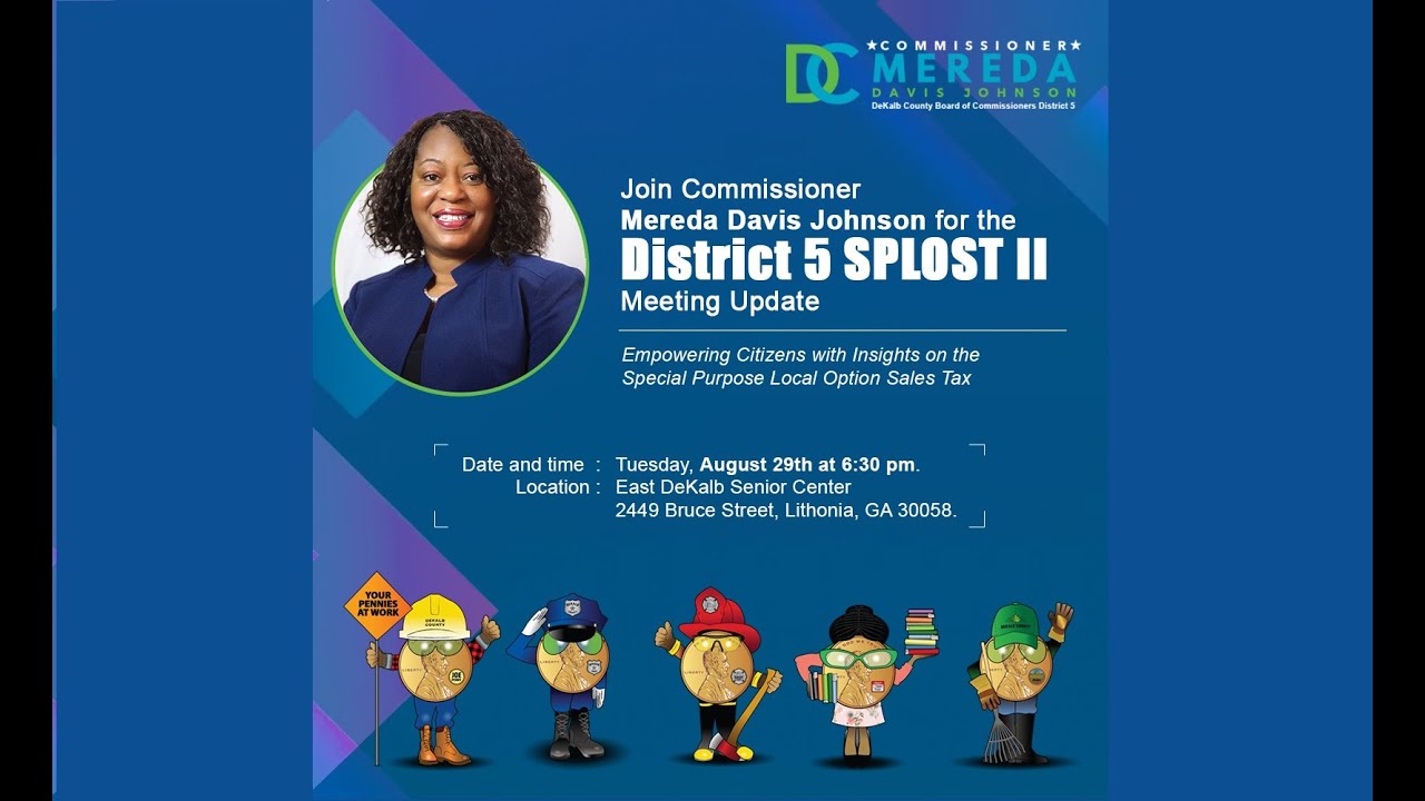 Commissioner Mereda Davis Johnson Hosts District 5 SPLOST Town Hall ...