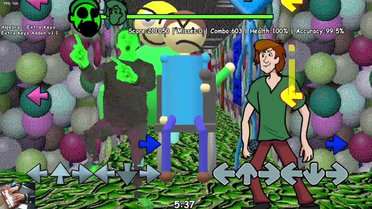 [FNF]ALGEBRA BUT SHAGGY SING IT CLEAR!!! (DAVE AND BAMBI GOLDEN APPLE ...