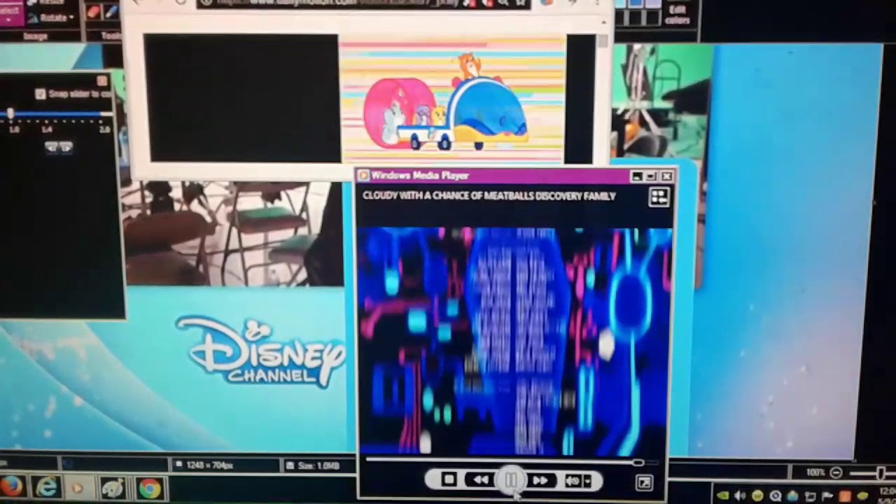 Disney Channel Split Screen Credits Cloudy with a chance of meatballs ...