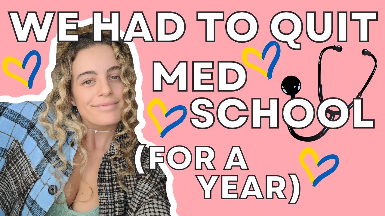 We had to quit med school (for a year) | Dnipro Medical Institute - YouTube
