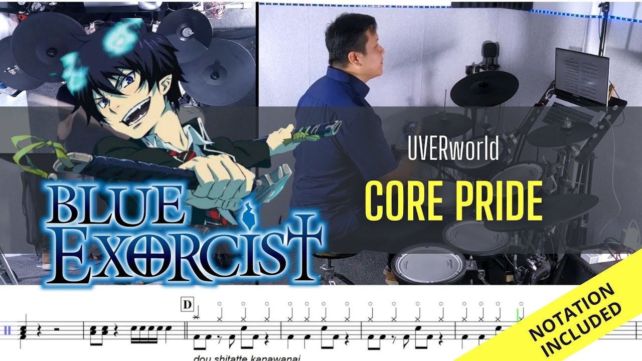 Blue Exorcist OP1| UVERworld| Core Pride| Drum Cover| Raymond Goh - YouTube