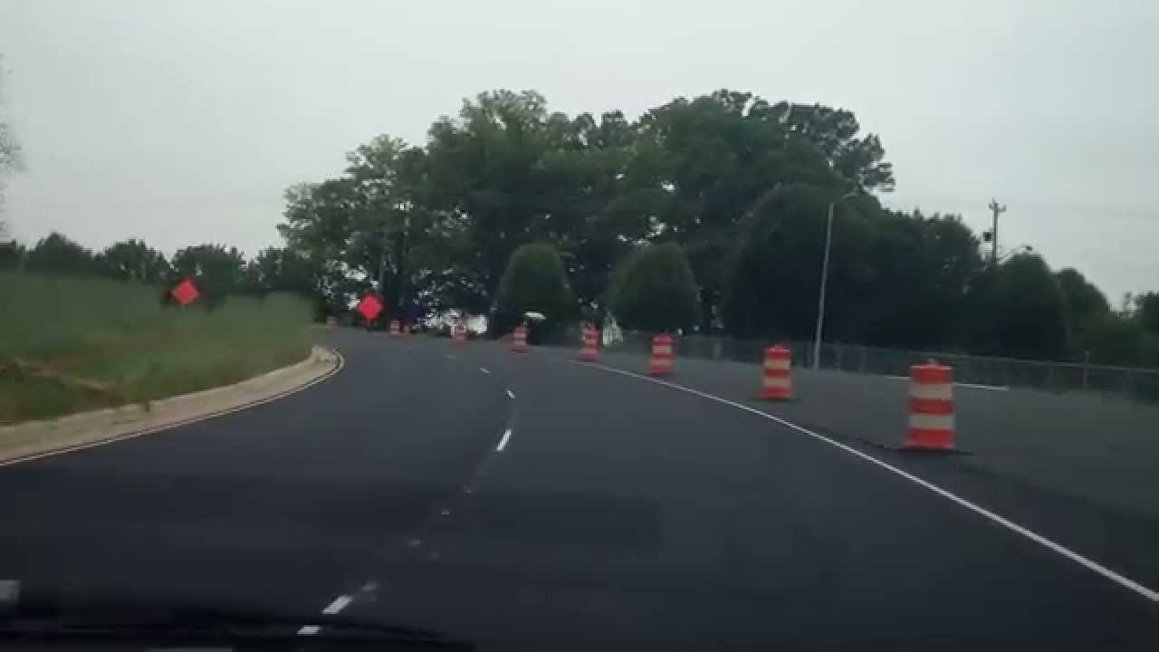 Inbound Lanes of New Entrance Road Open - YouTube