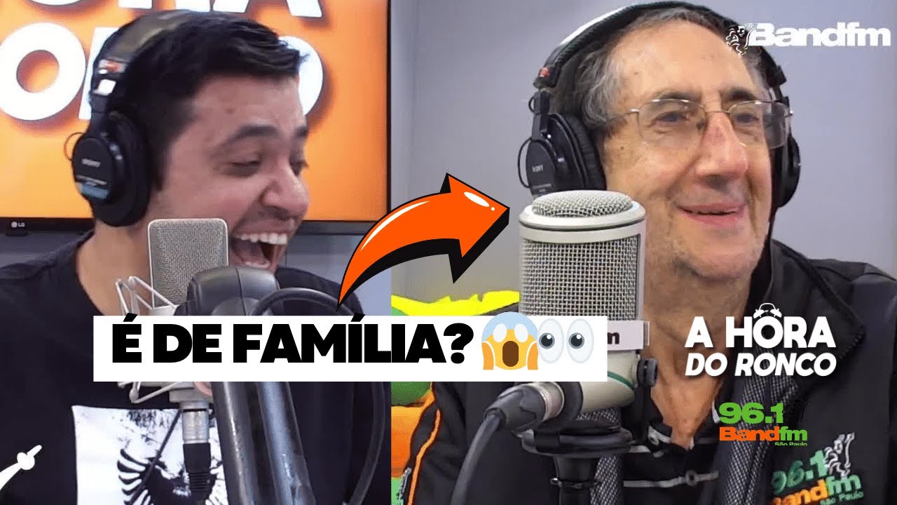 É de família? Ronco conta piada sobre o seu neto - A Hora do Ronco # ...