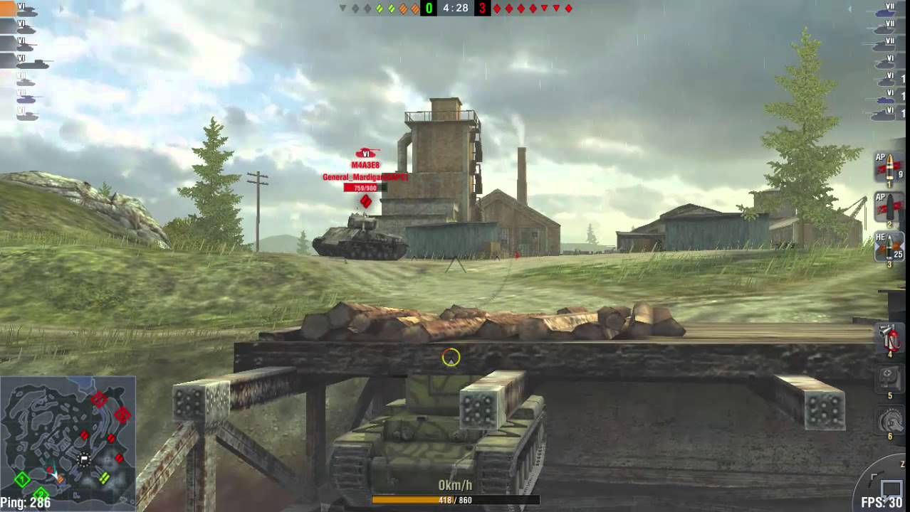 world of tanks blitz- kv2 highlights - YouTube