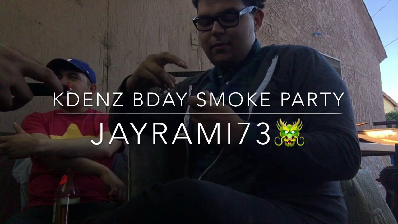 KDENZ BDAY SMOKE PARTY - YouTube