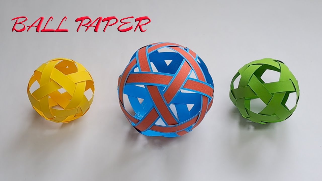 Knitting Ball Paper | Paper Ball | Ball Paper Easy - YouTube