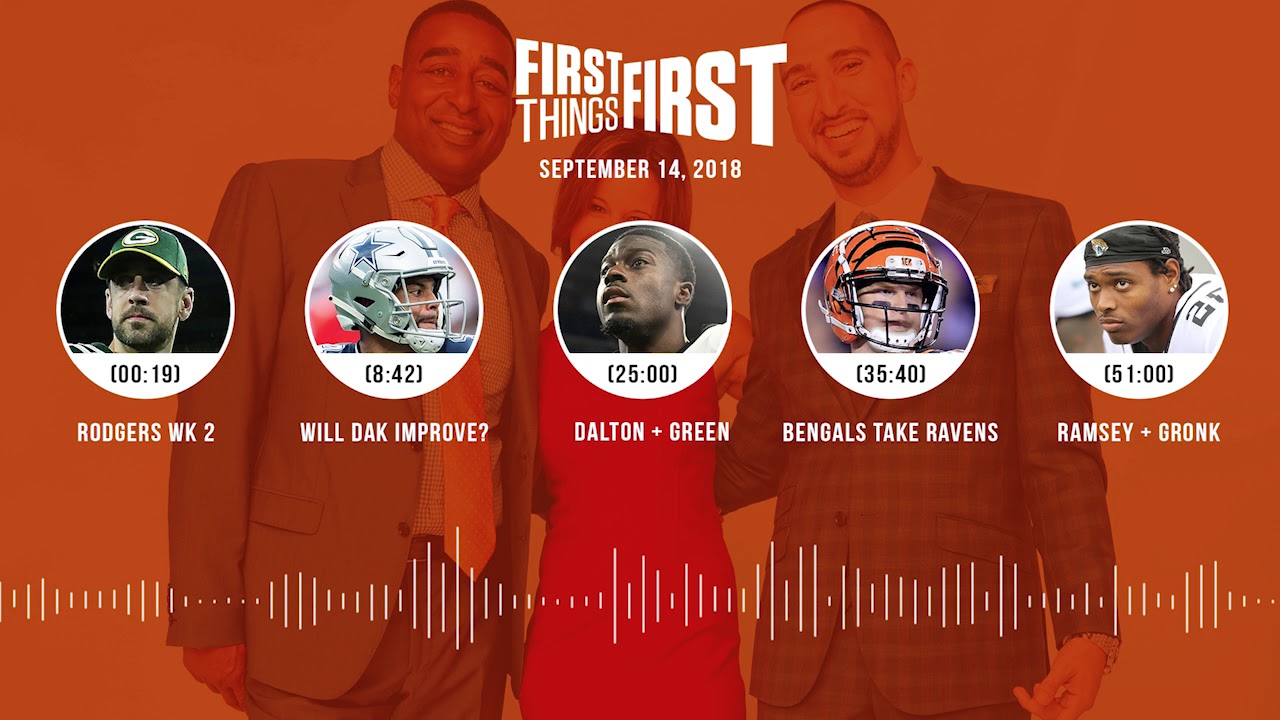 First Things First audio podcast(9.14.18) Cris Carter, Nick Wright ...