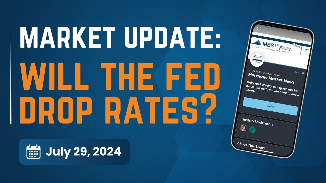 Will the Fed Drop Rates? Market Update 7/29/2024 - YouTube