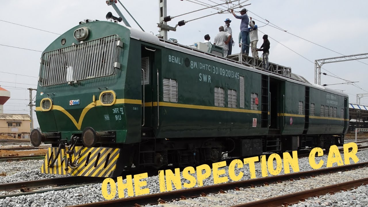 Indian Railways - OHE Inspection Car - YouTube
