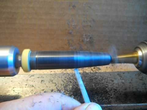 TURNING PLASTIC on Homemade Lathe - YouTube