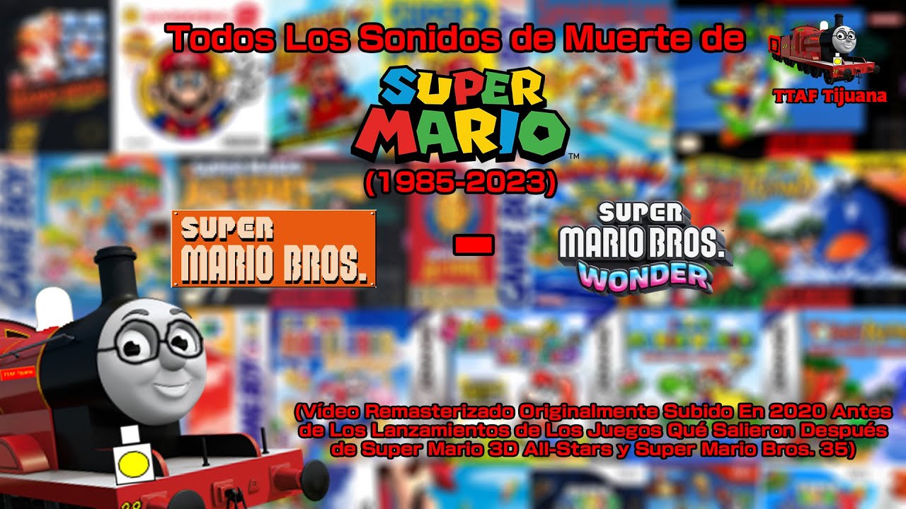 Todos Los Sonidos de Muerte de Super Mario (Remasterizado) - YouTube