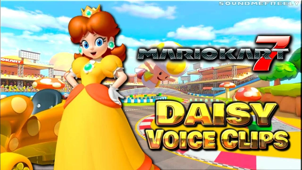 All Princess Daisy Voice Clips • Mario Kart 7 • All Voice Lines ...