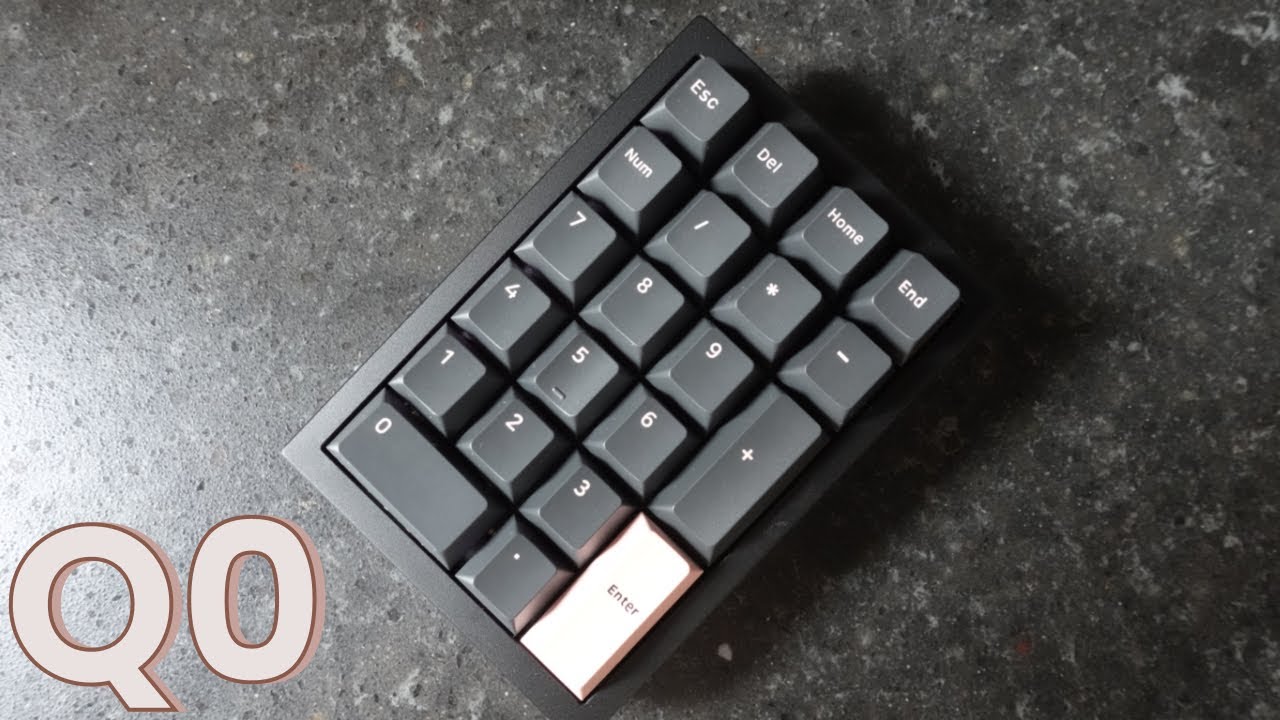 Keychron Q0 Aluminum Numberpad | Unboxing + Mini Review - YouTube