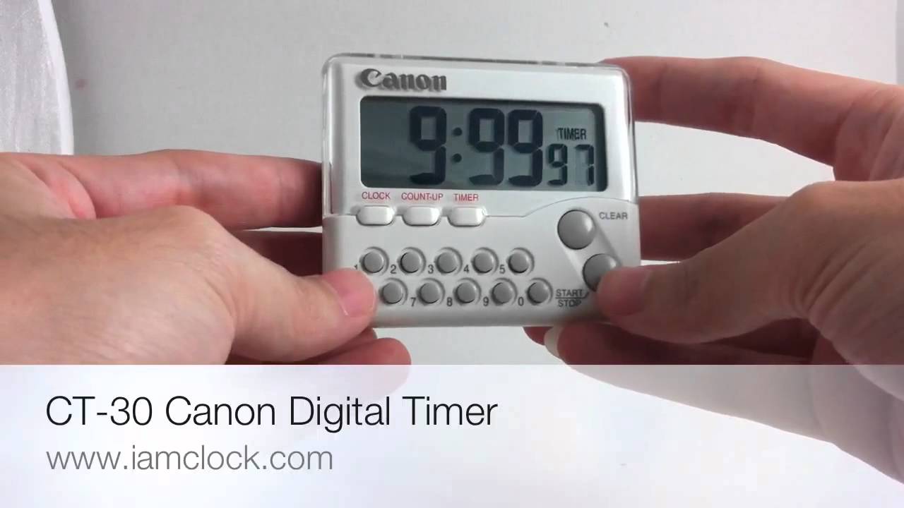 CT-30 Canon Digital Timer - YouTube
