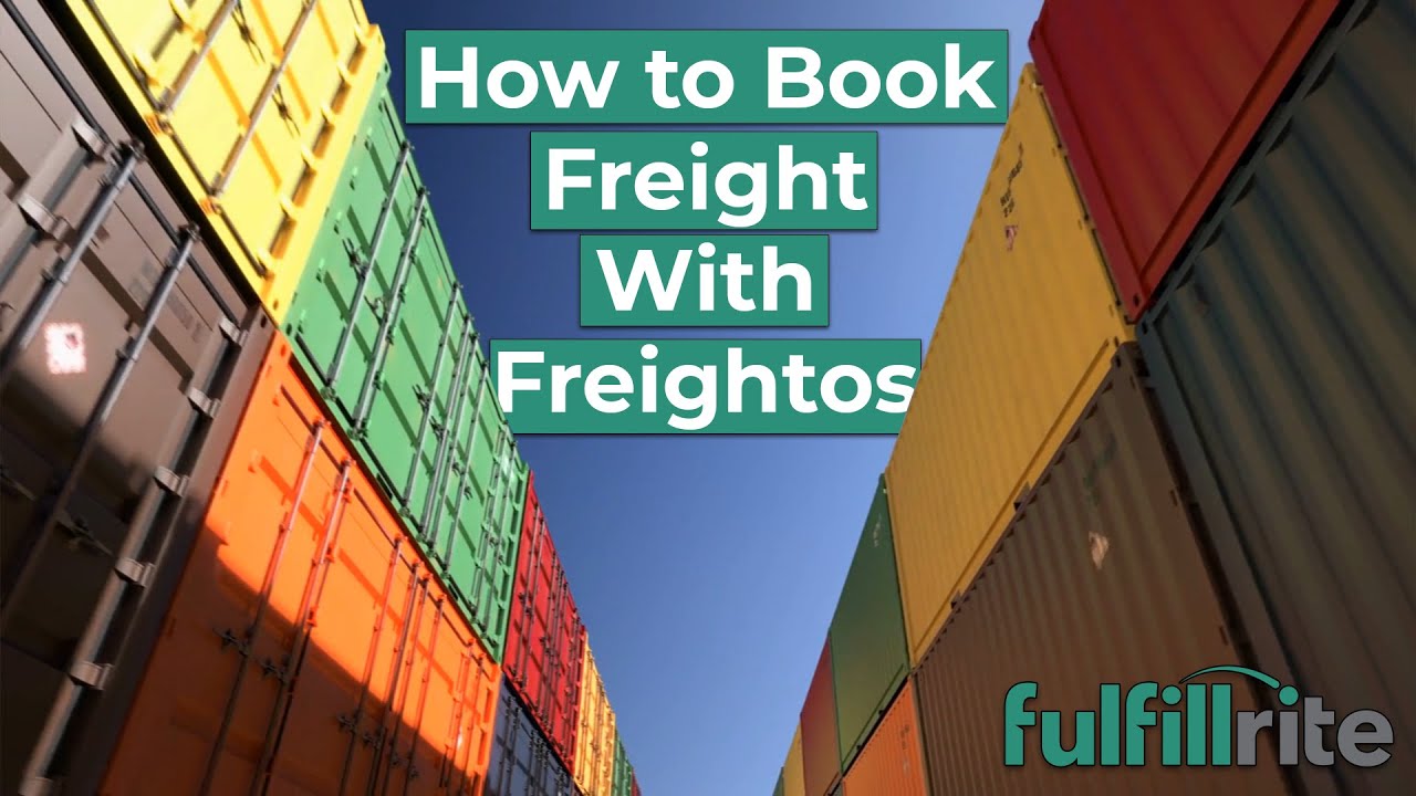 How to Book Freight with Freightos - YouTube