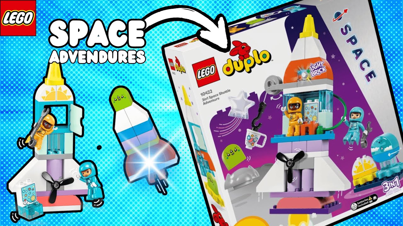 LEGO DUPLO Ep 16: Space Shuttle Adventure 10422 (unboxing & building ...