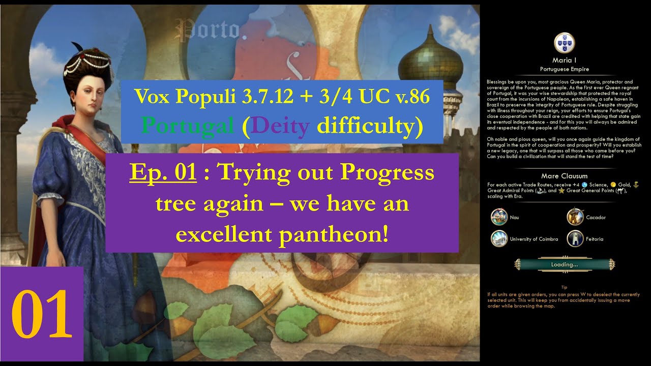 Civilization 5 - Series 3 - Ep. 1 - Trying out Progress tree again – we have an excellent ...