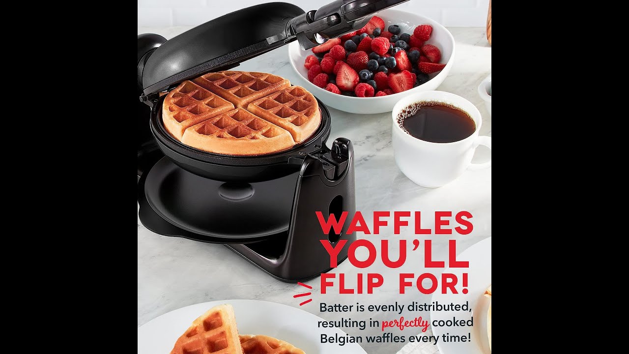 Indulge in Perfectly Flipped Belgian Waffles with DASH Flip Waffle ...