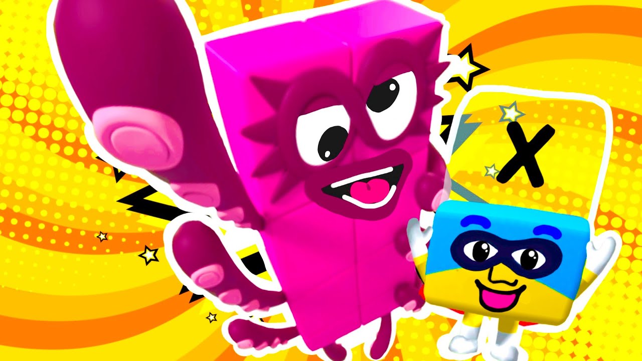 Numberblocks Alphablocks Crossover SUPERHEROES X & Octoblock - YouTube