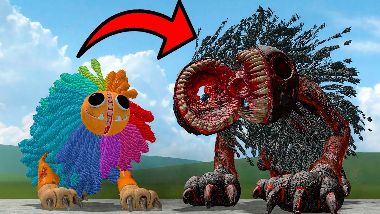 NEW EVOLUTION OF CURSED YARNABY POPPY PLAYTIME CHAPTER 4 In Garry's Mod ...