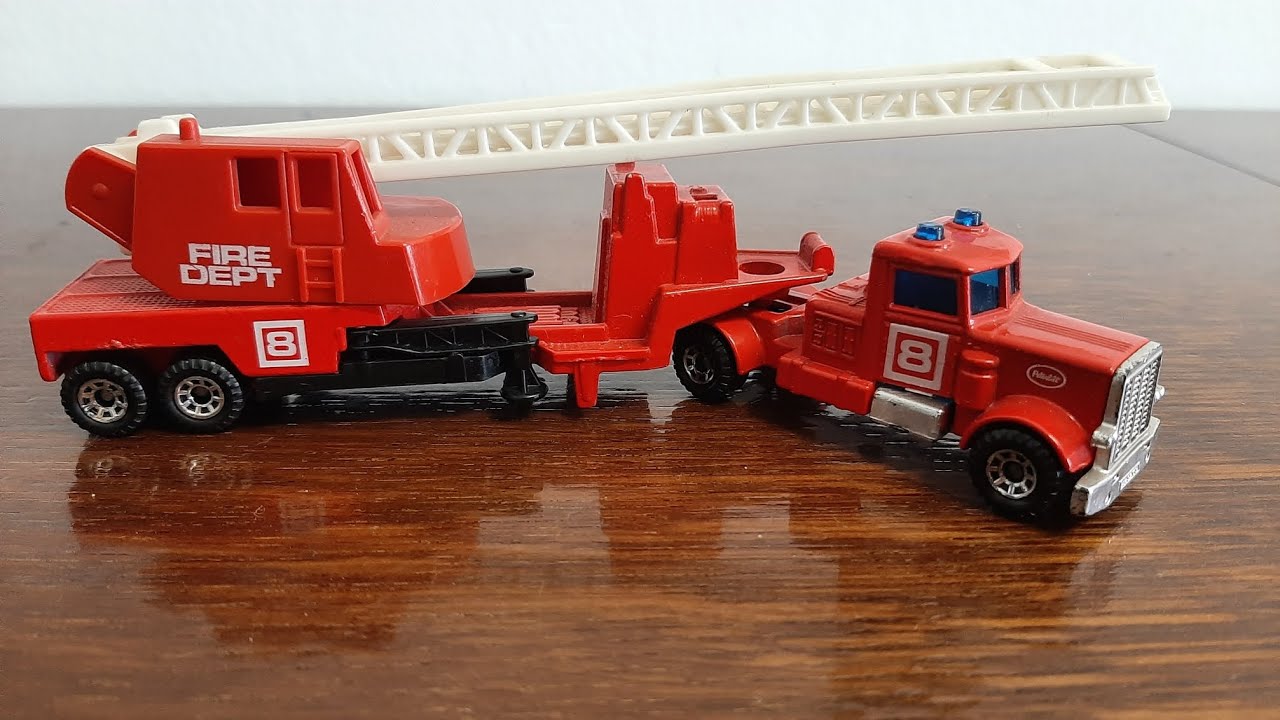 Matchbox Convoy Peterbilt Fire Engine - YouTube