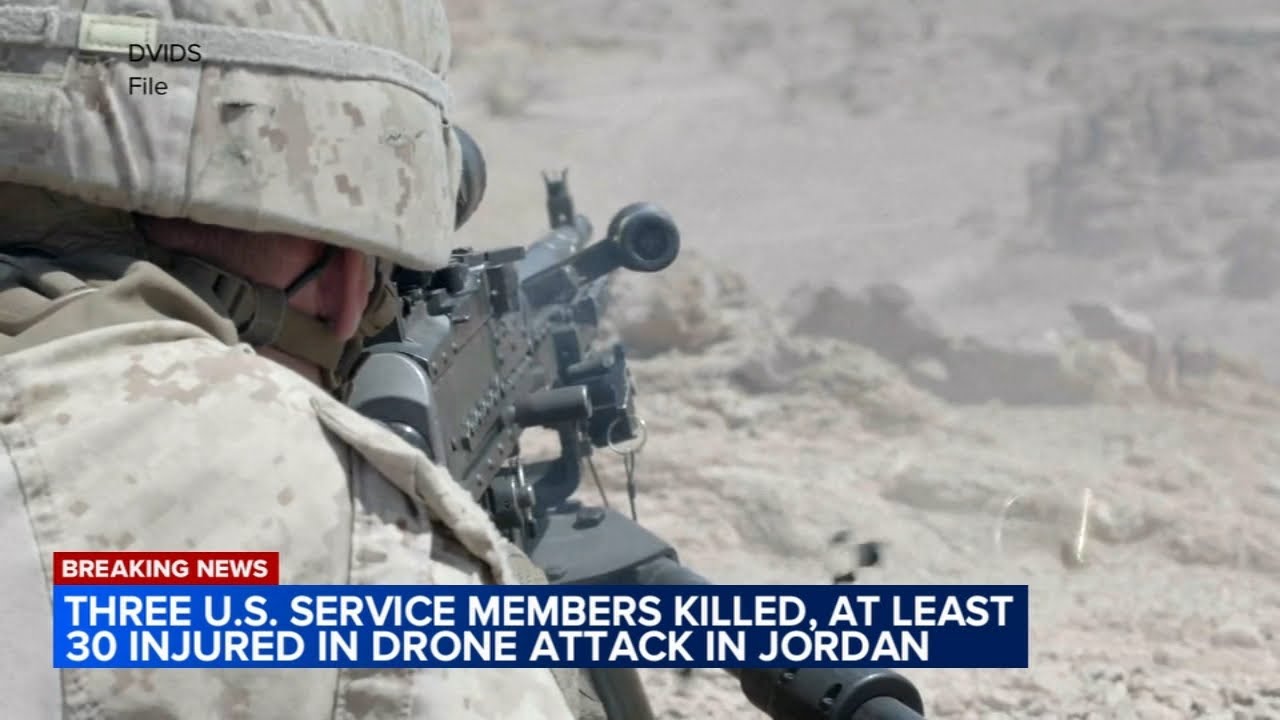 Drone attack kills 3 US troops, injures at least 30 in Jordan ...