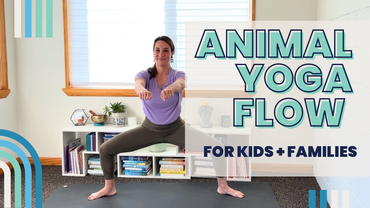 Family Yoga Flow | Kid Friendly Animal Poses - YouTube